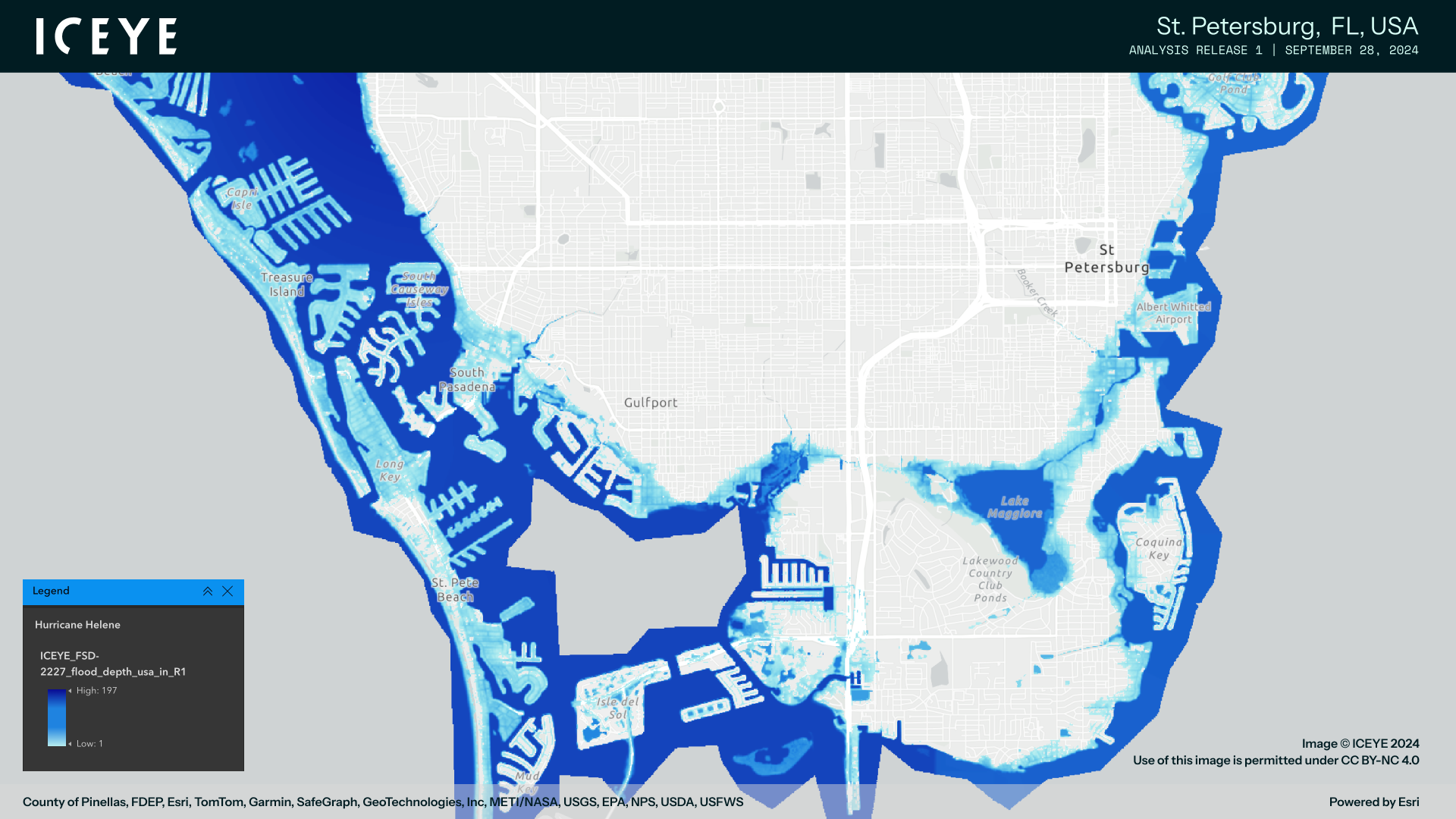 Monitoring Hurricane Helene: satellite-powered insights