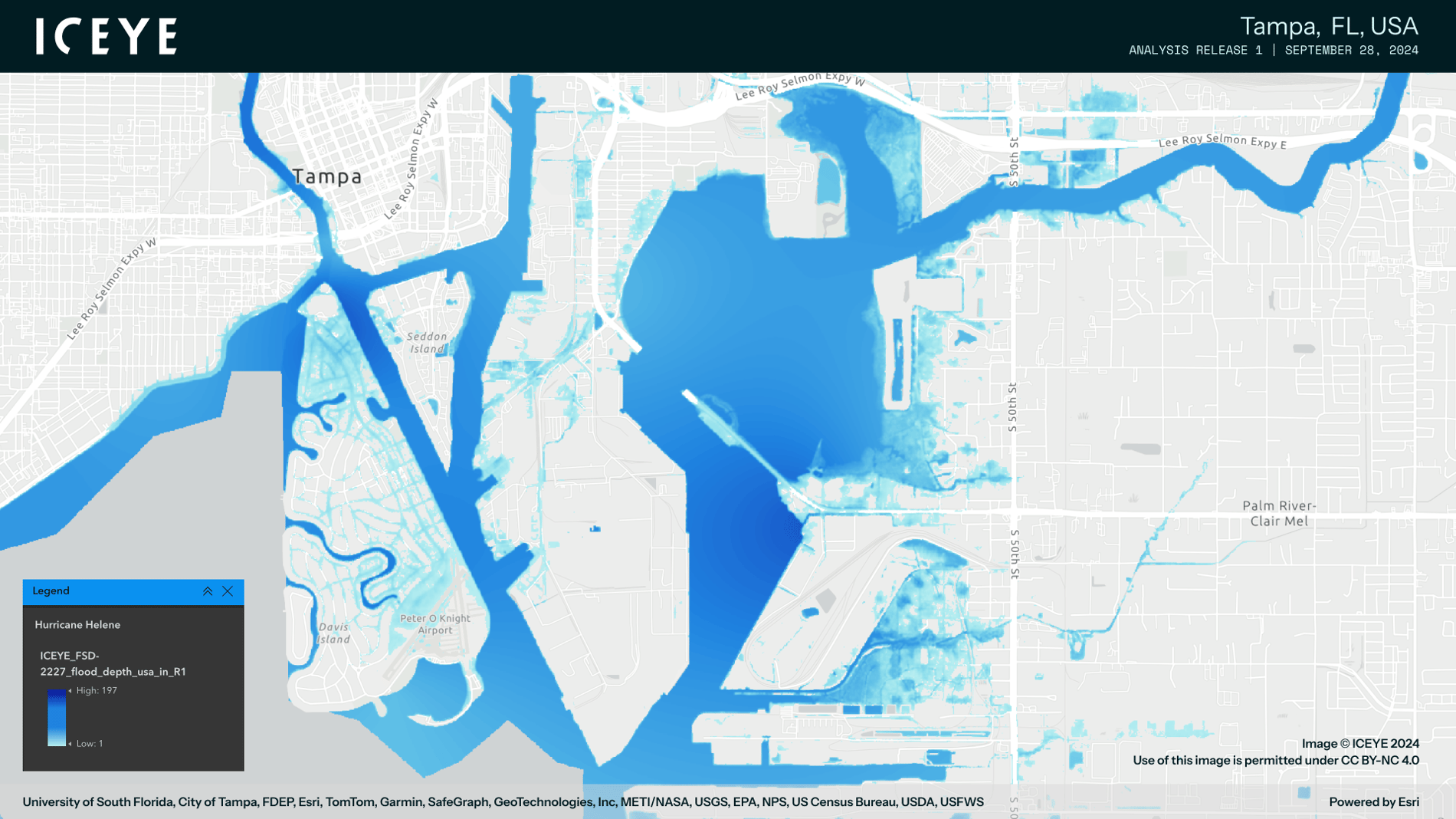 Monitoring Hurricane Helene: satellite-powered insights